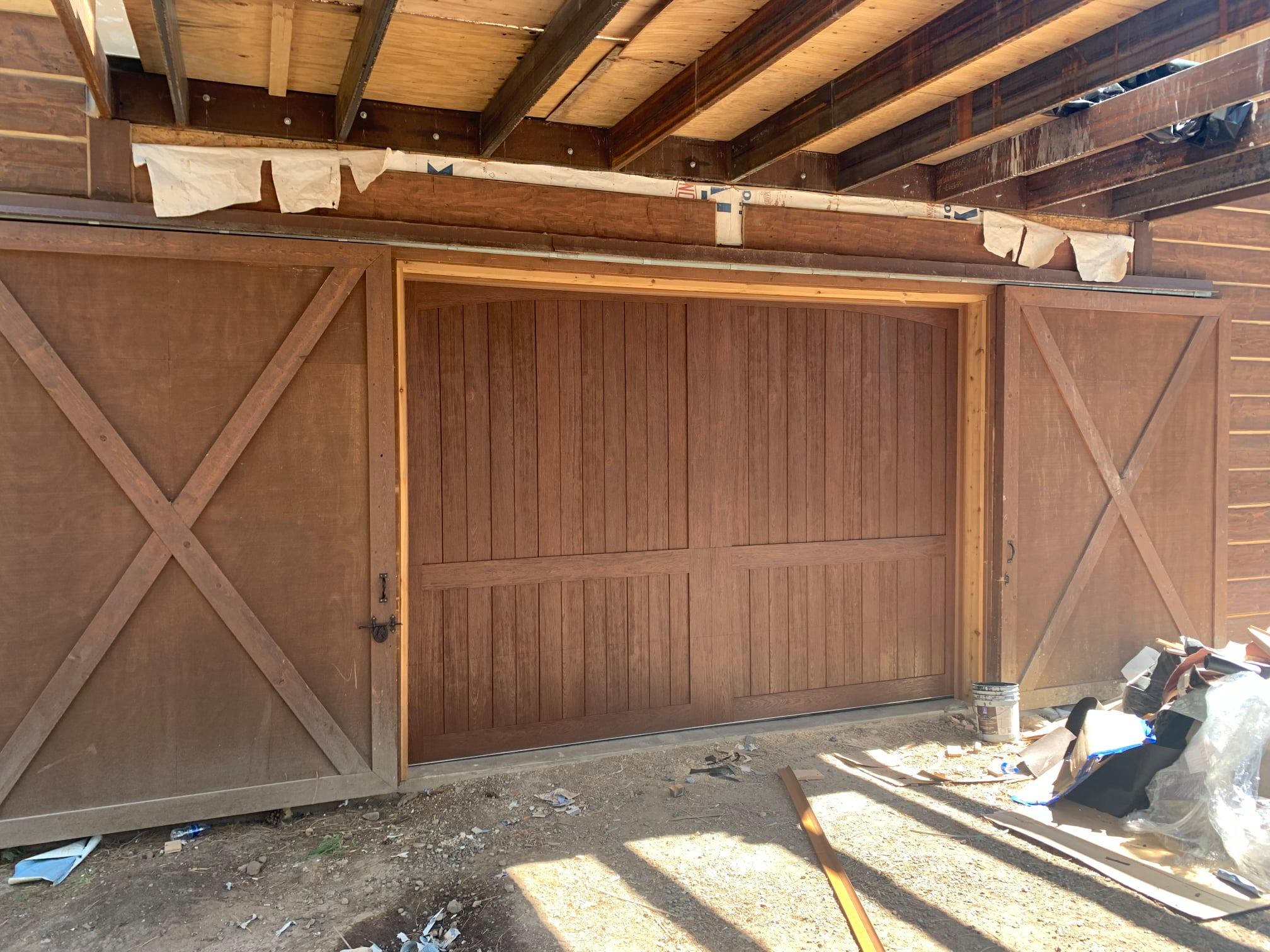 Canyon Ridge 5-Layer Garage Door - Faux Wood Garage Door